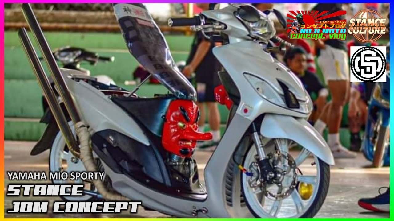 Yamaha Mio Sporty na maganda tindeg | Stance JDM Concept EP-127 - YouTube