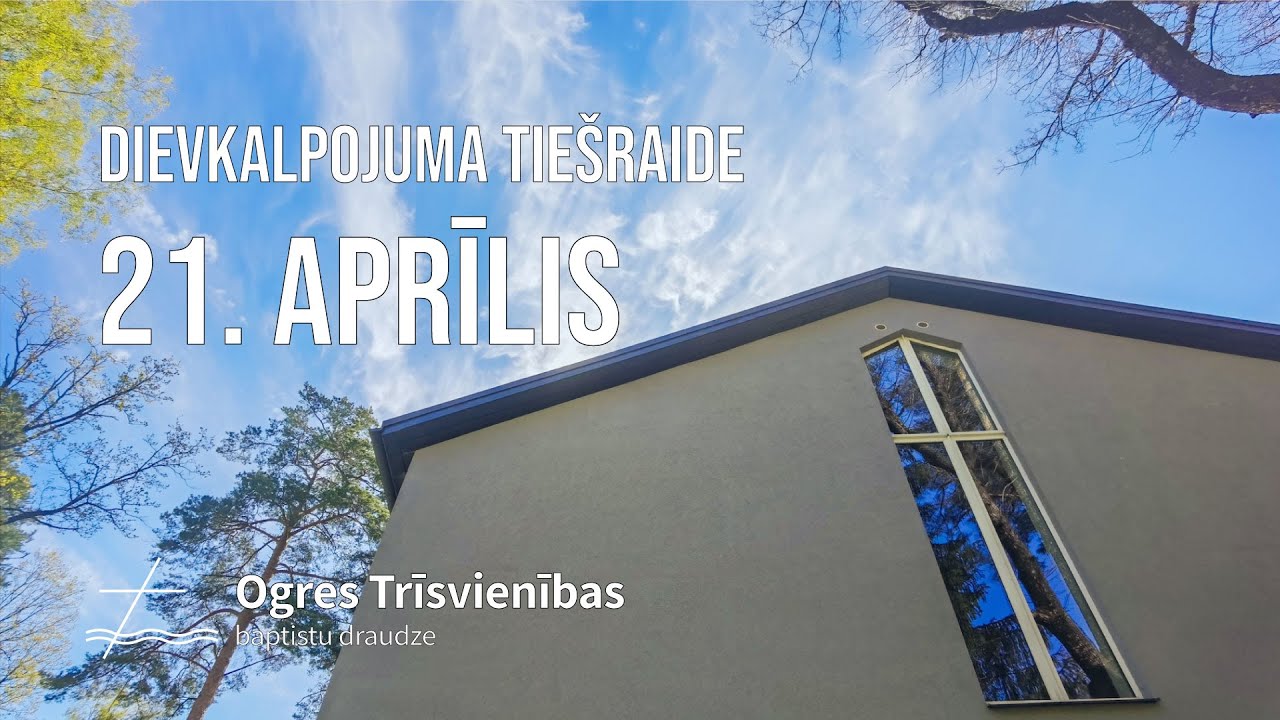 "Skriet Dievam pa priekšu" | Dainis Pandars | 21. aprīlis - YouTube