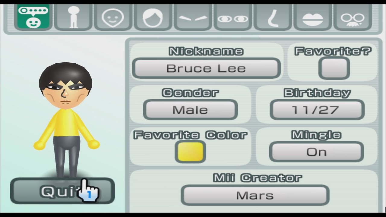 Bruce Lee - Mii 1916 - YouTube