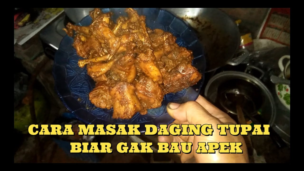 cara memasak daging tupai - YouTube