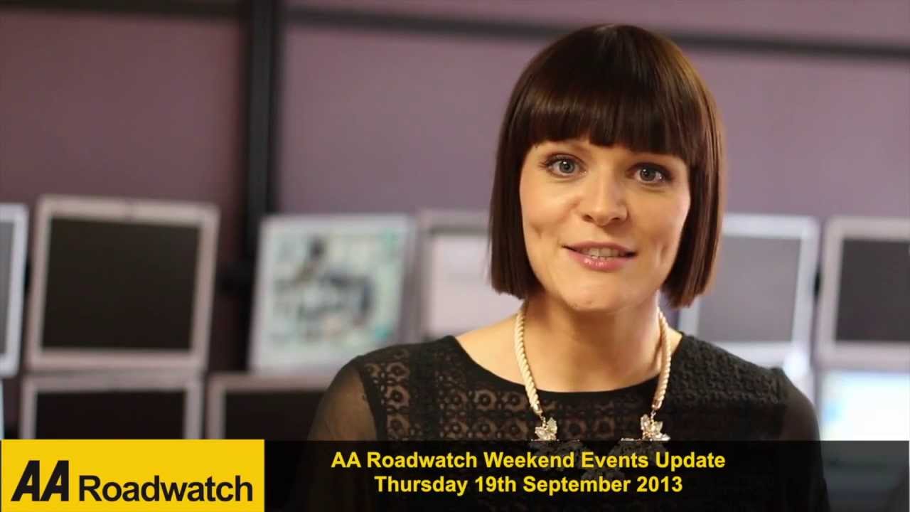 AA Roadwatch Events Update - Thurs 19th September 2013 - YouTube