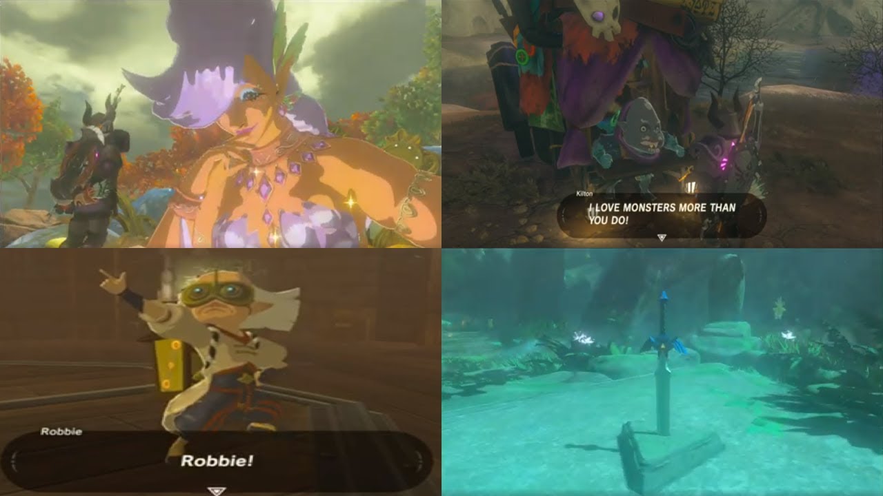 The First Great Fairy, Robbie in Akkala Ancient Tech Lab, Kilton, and ...