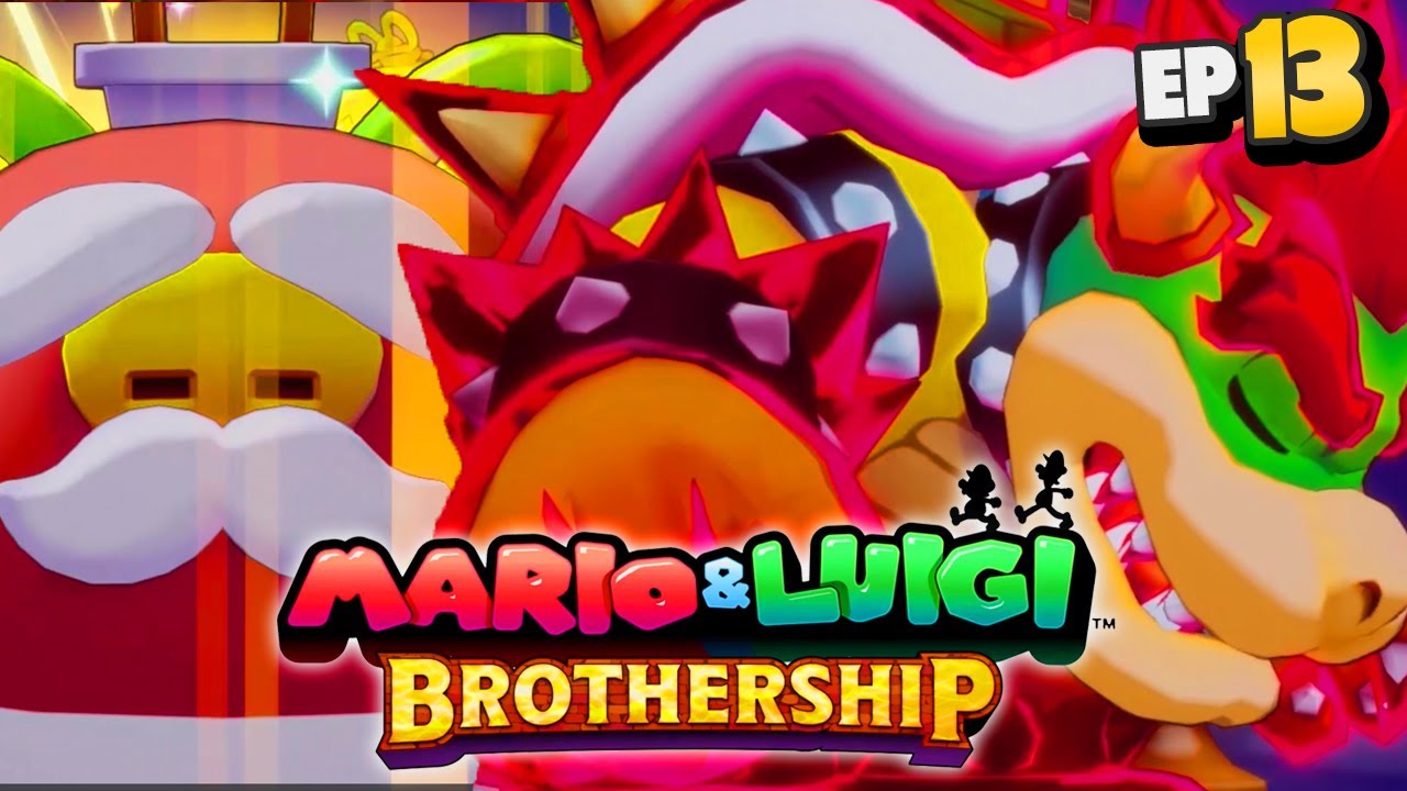 Mario & Luigi Brothership Part 13 BOWSER GLOHM BOSS Gameplay ...