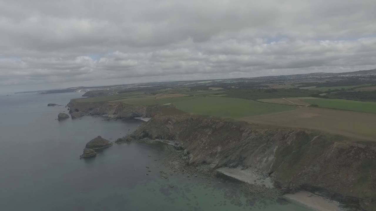 North cliffs, Cornwall DJI inspire1 v2 - YouTube