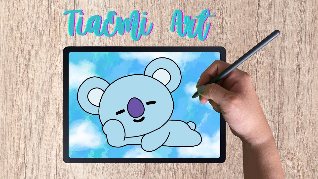 COMO DESENHAR O KOYA (RAPMON) | BT21 - YouTube
