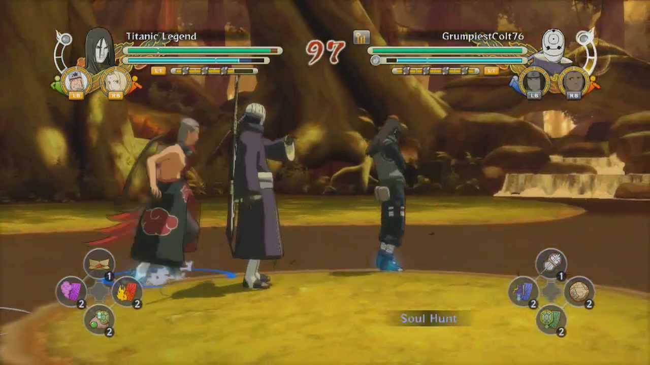 Obito Vs Orochimaru Storm 3 Commentary Youtube