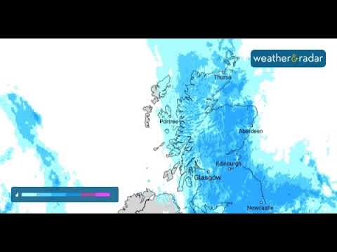 Scotland Rainfall Map Autumn - YouTube