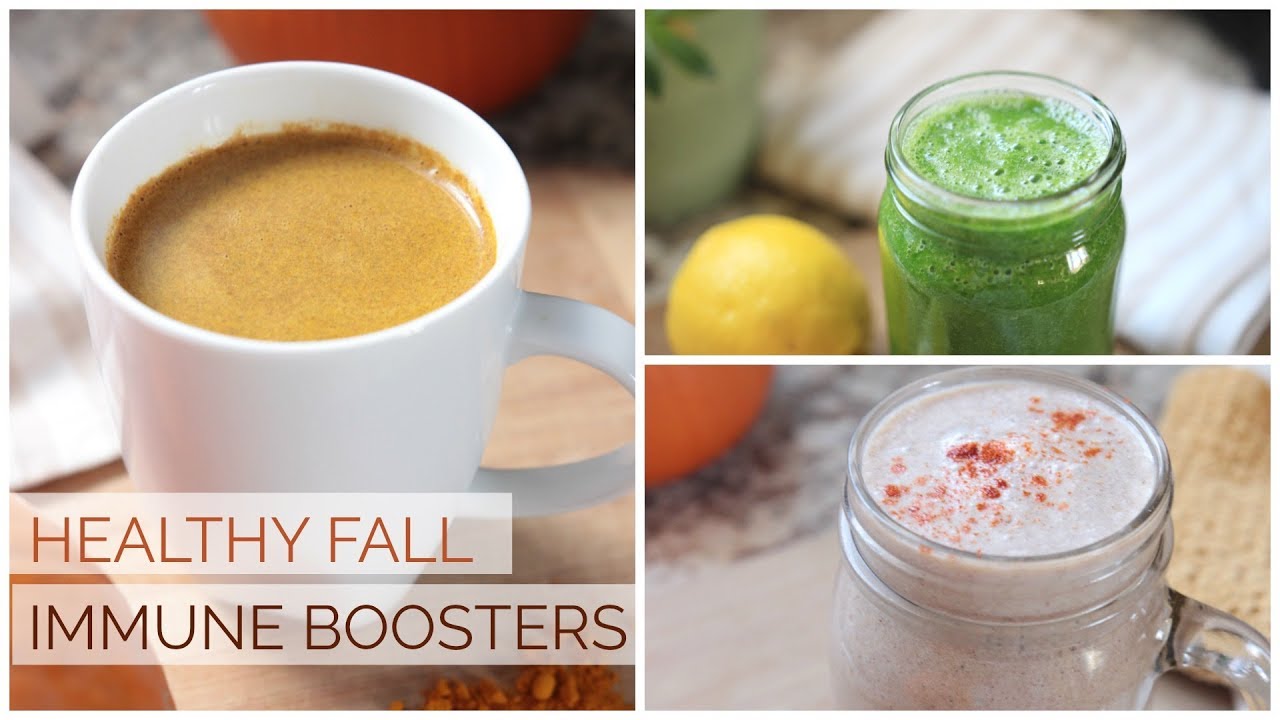 3 HEALTHY FALL DRINKS | Immune Boosting & Anti-Inflammatory - YouTube