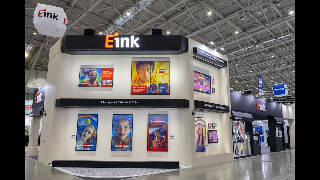 The future of color ePaper signage is now! - YouTube