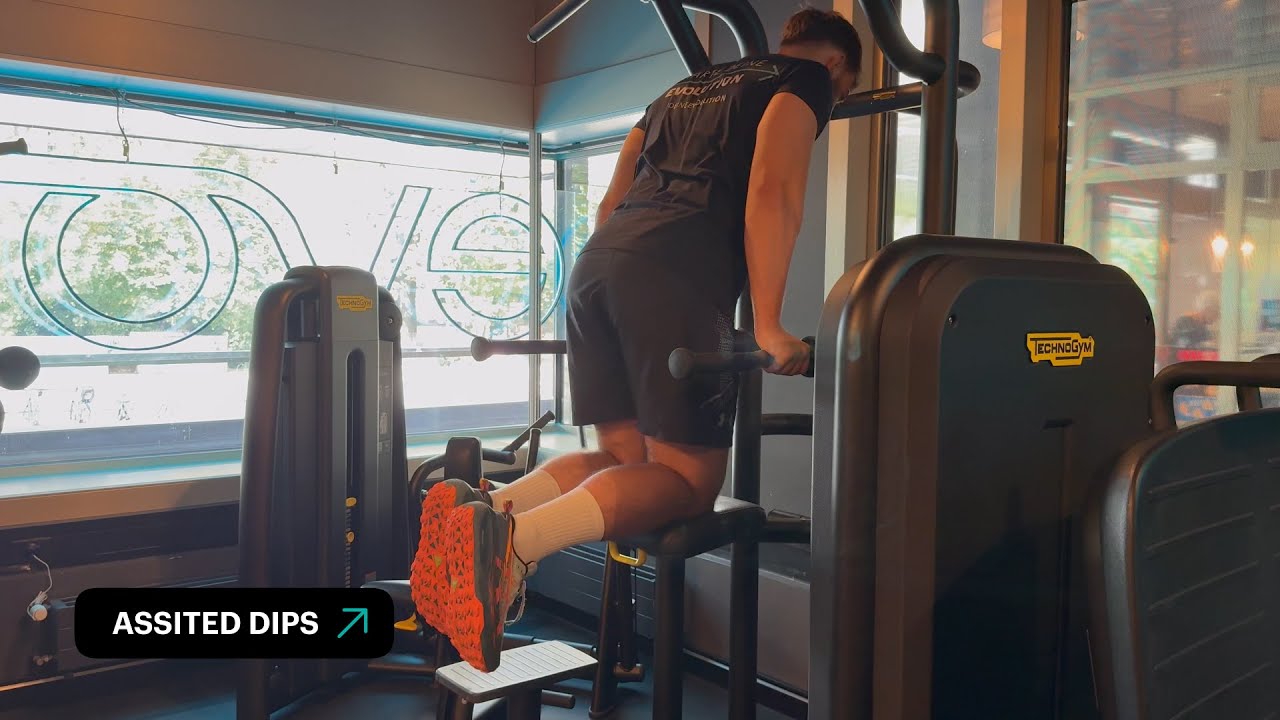 6. Assisted dips - YouTube