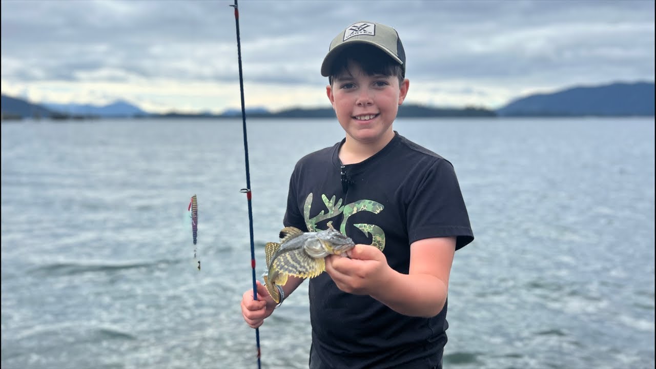 Alaska Saltwater Shore Fishing - YouTube
