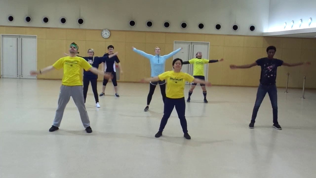 Radio gymnastics in English - YouTube
