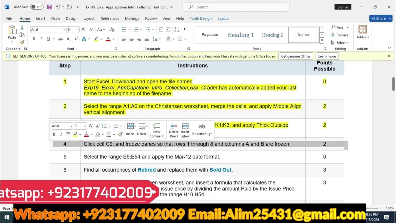 Exp19_Excel_AppCapstone_Intro_Collection | Exp19 Excel AppCapstone Intro Collection - YouTube