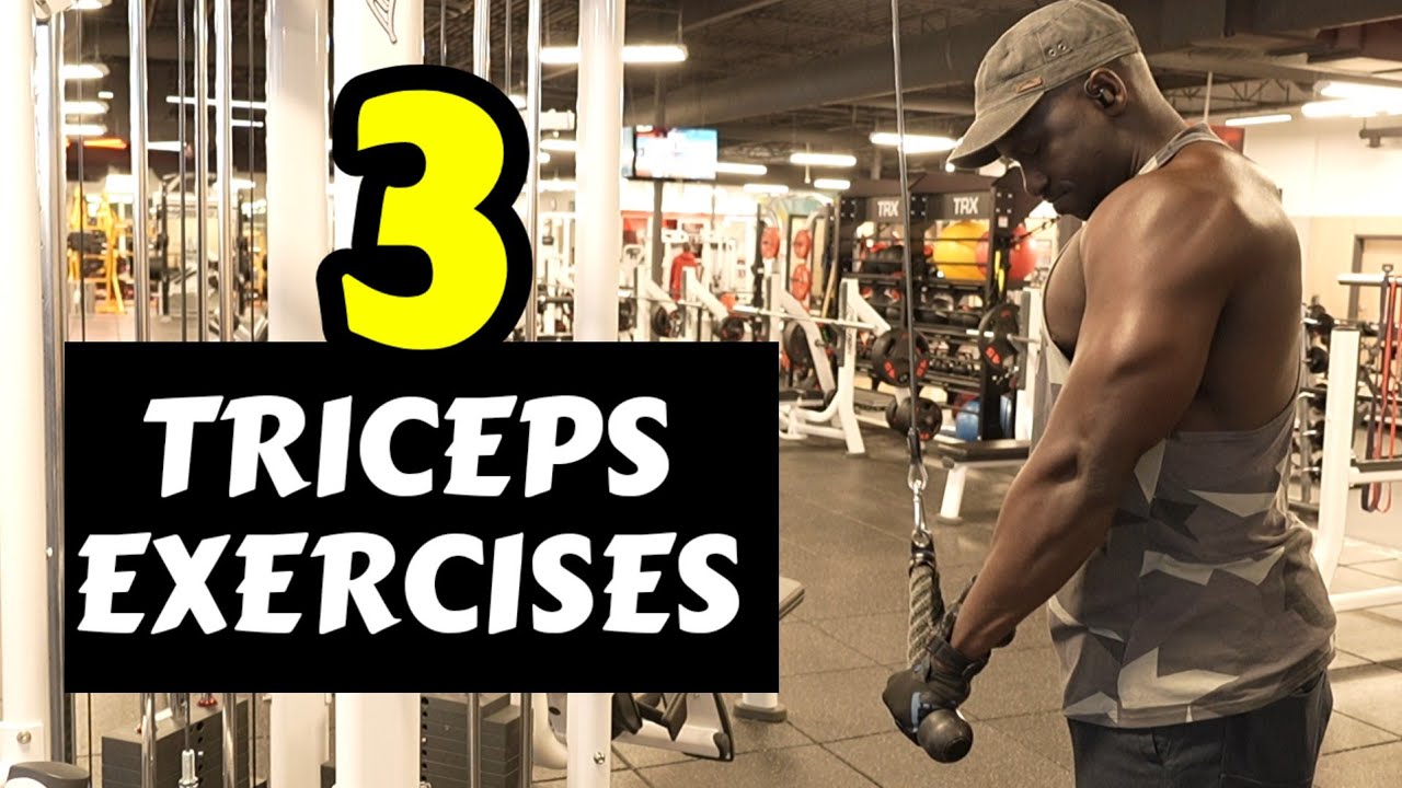 3 TRICEPS exercises for guaranteed muscle growth - YouTube