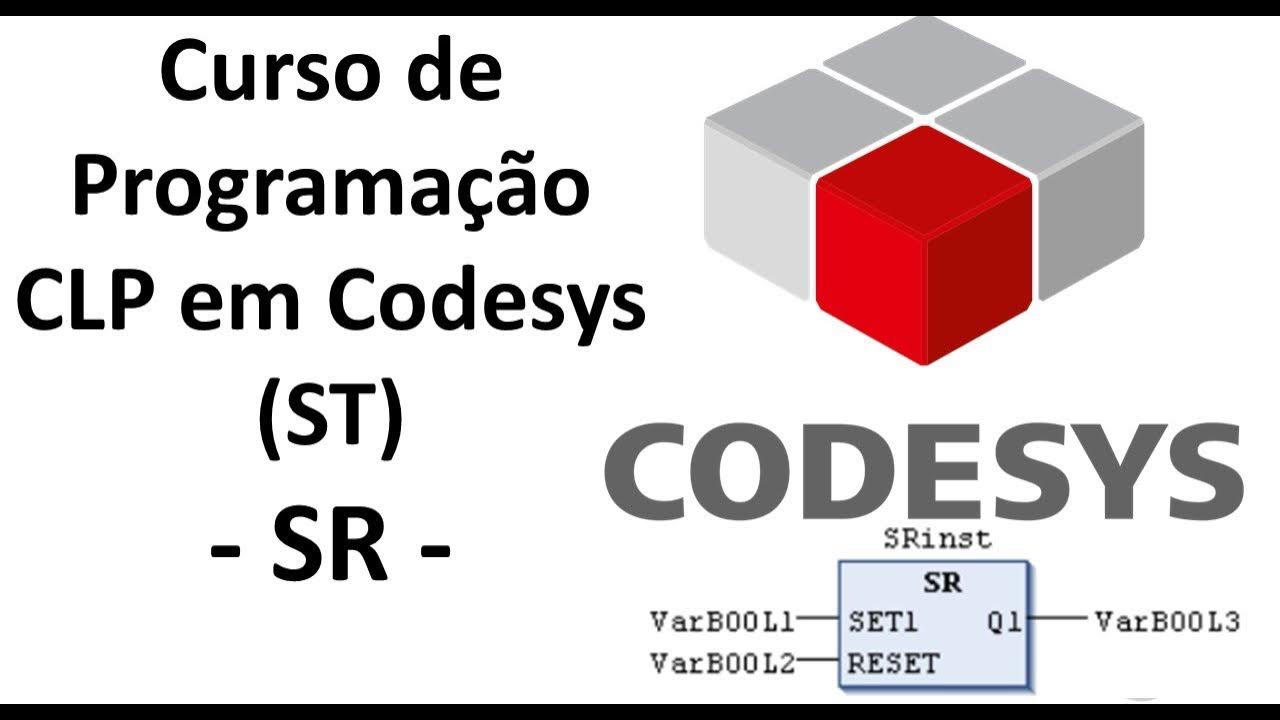 Bloco de Função SR- Structured Text (ST) | Codesys - YouTube