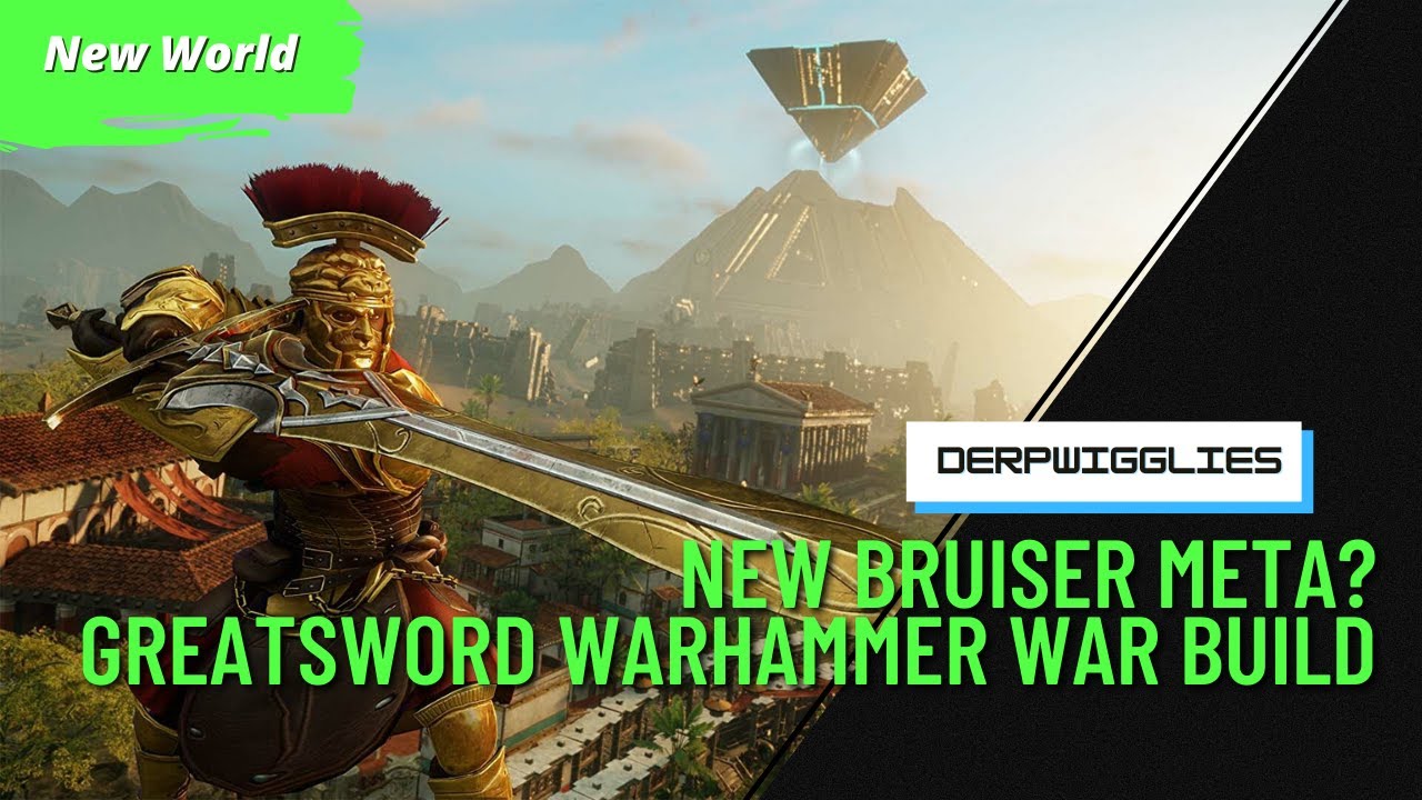 New Bruiser Meta Incoming! | Greatsword Warhammer War Build | New World ...