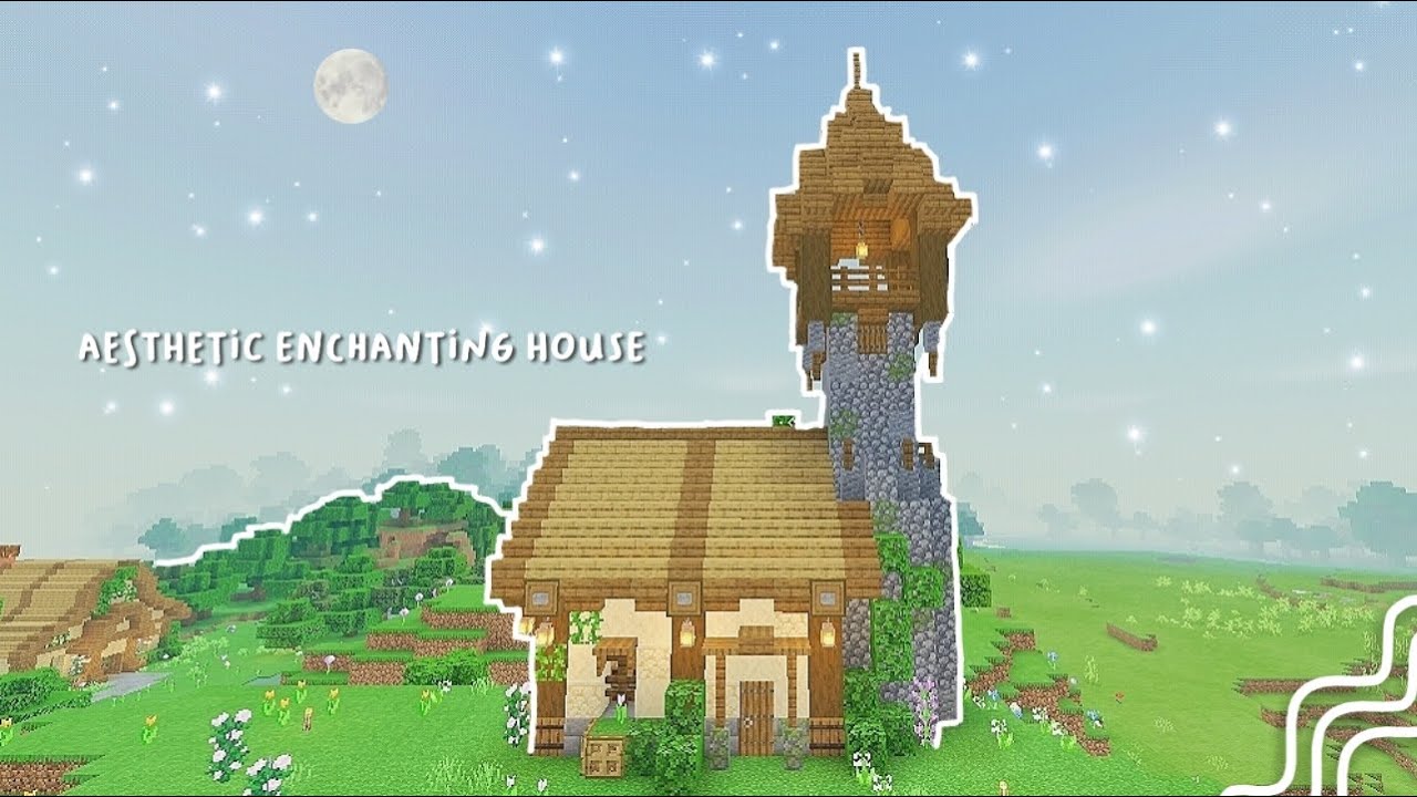 my aesthetic enchanting house in my Minecraft survival eps-6 - YouTube