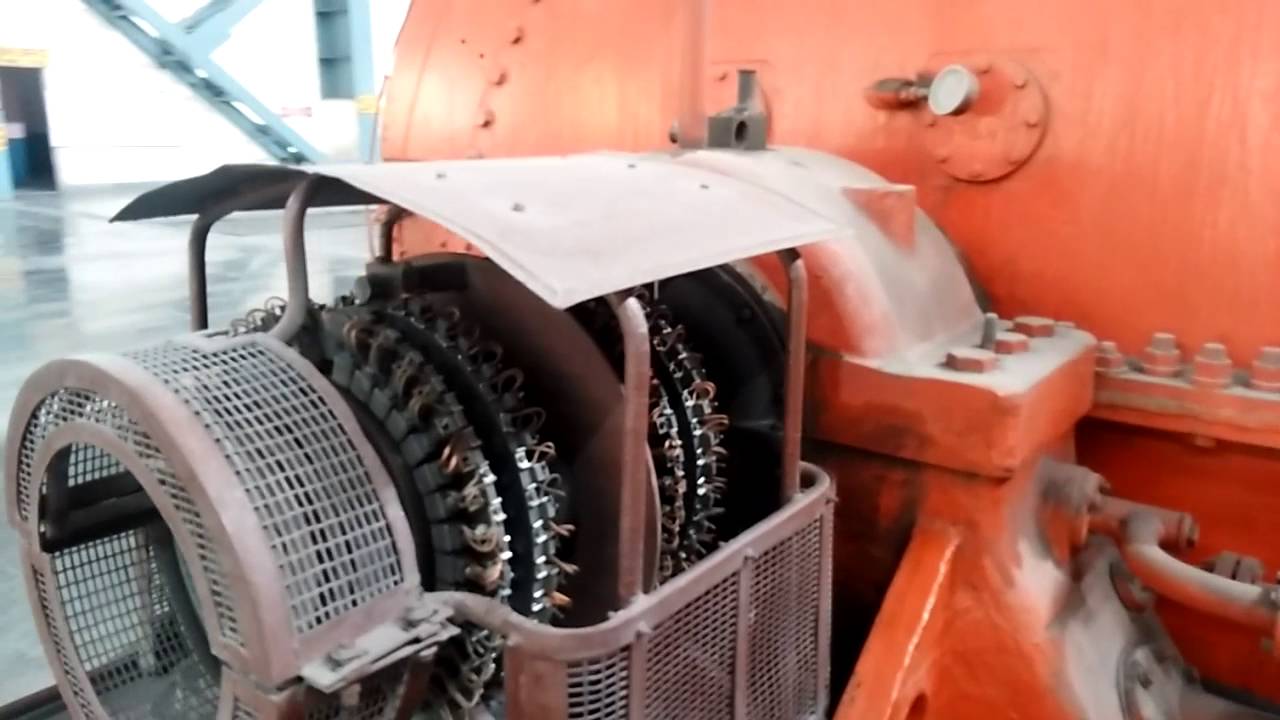 200mw generator ..excitation unit just outside - YouTube