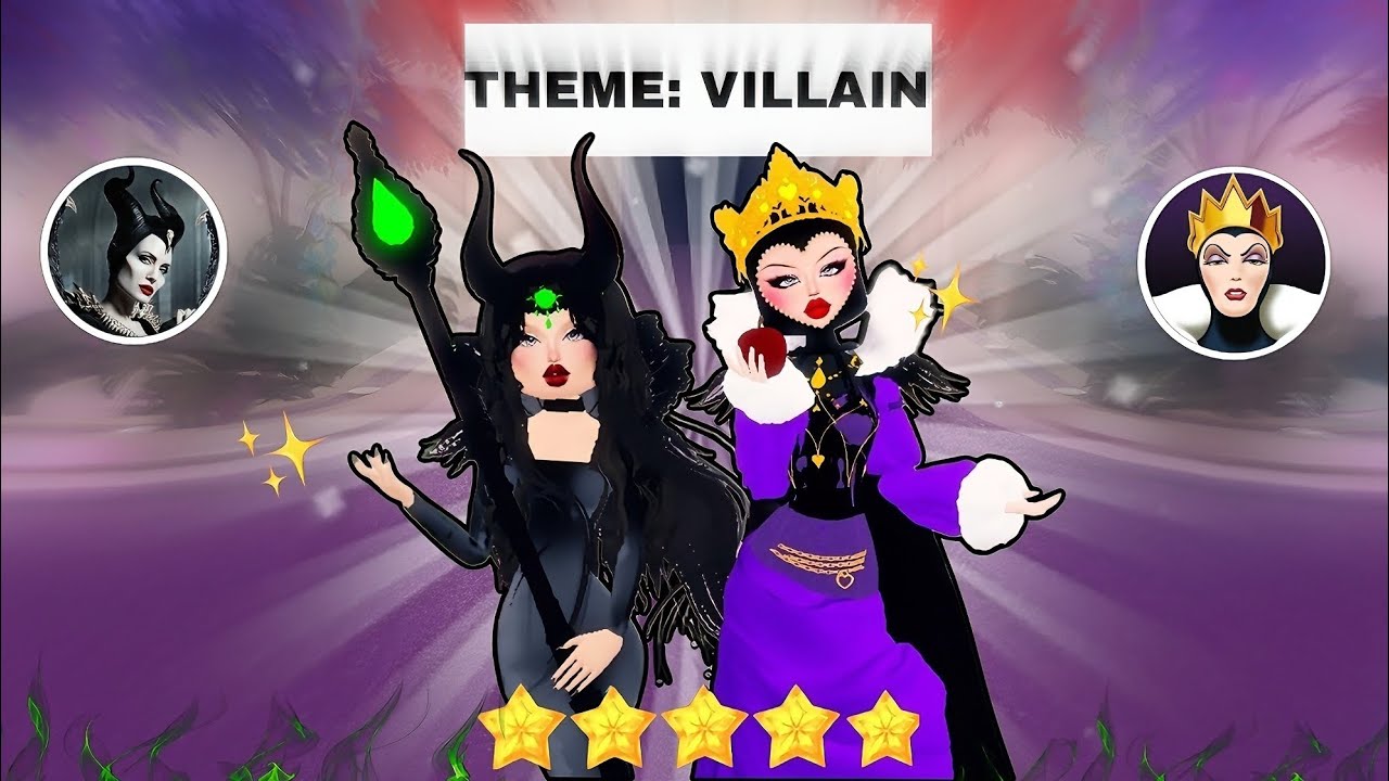 Recreating Disney Villains in Roblox Dress to Impress | Maleficent ...