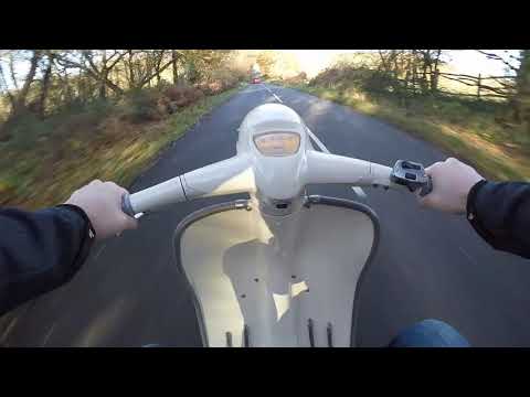 1965 Lambretta LI125 Series 3. Mugello 186cc, Dellorto 26mm PHBH and Ancillotti. Top speed on GPS.