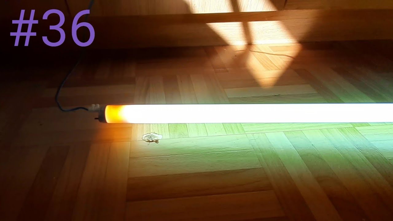 Fluorescent tube burnout #36: OSRAM L36W/10 Tageslicht (daylight) T8 ...