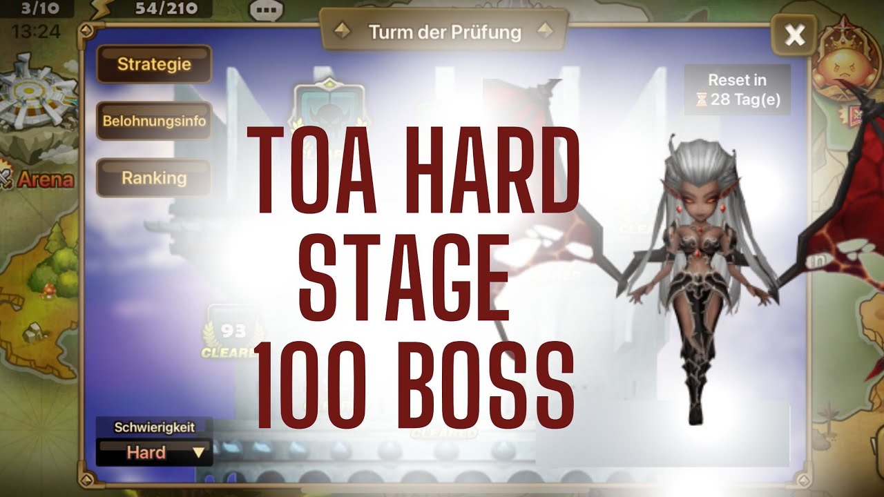 TOA Hard Stage 100 Lilith // F2P Team & Runes // February 2023 - YouTube