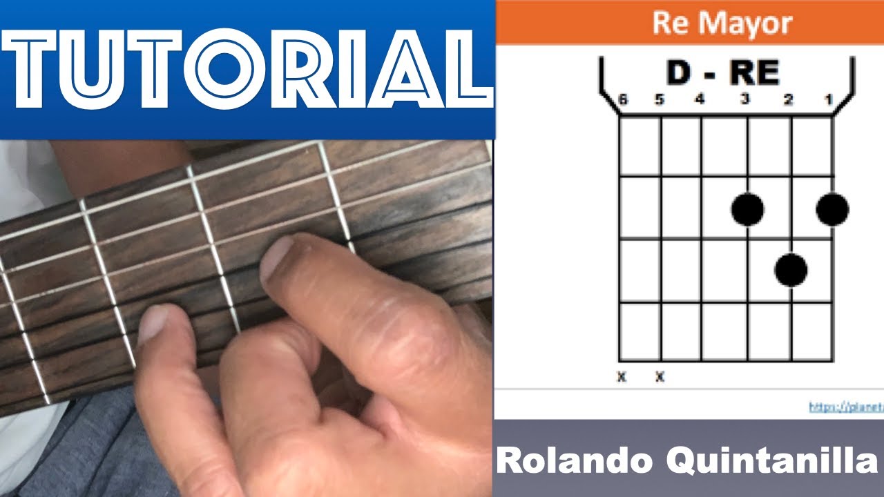 Re Mayor Tutorial Acorde { Con guitarra Termino } - YouTube