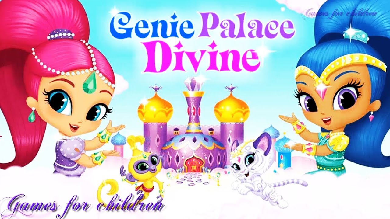 Games for kids Gameplay Shimmer and Shine Genie Palace Divine Games for ...