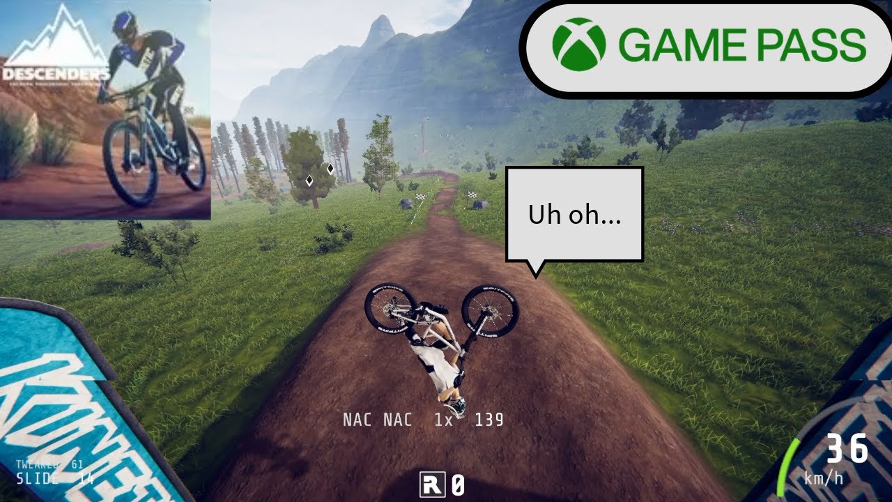 Descenders But I Crash A Lot... (Random Game Pass Games) - YouTube
