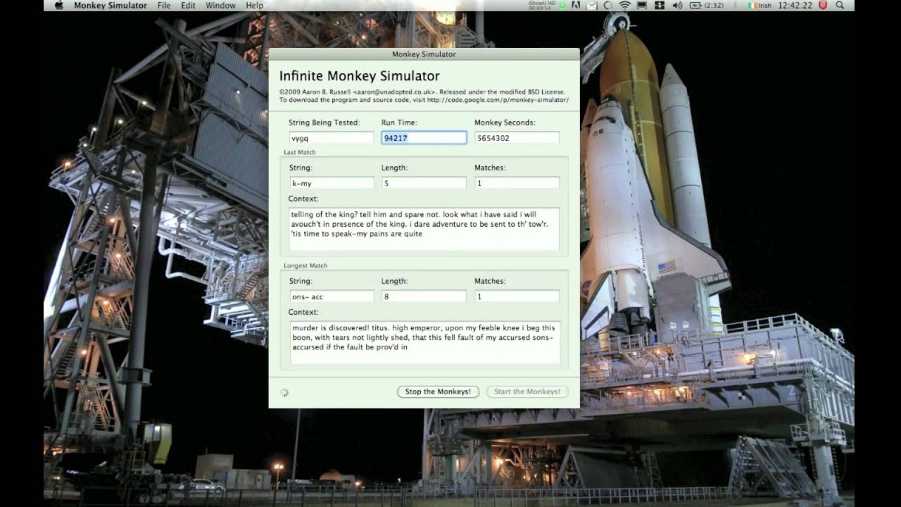 The Infinite Monkey Simulator - YouTube