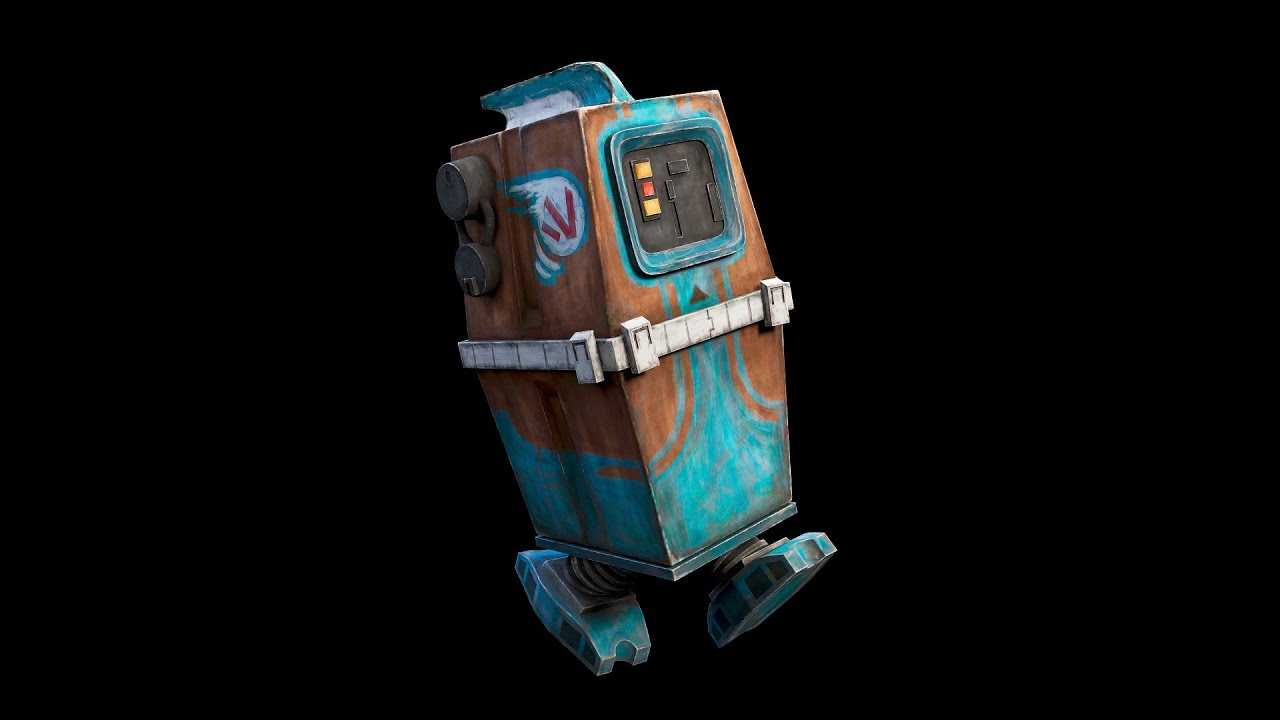 Speedy the Gonk Droid - Turntable Animation - YouTube