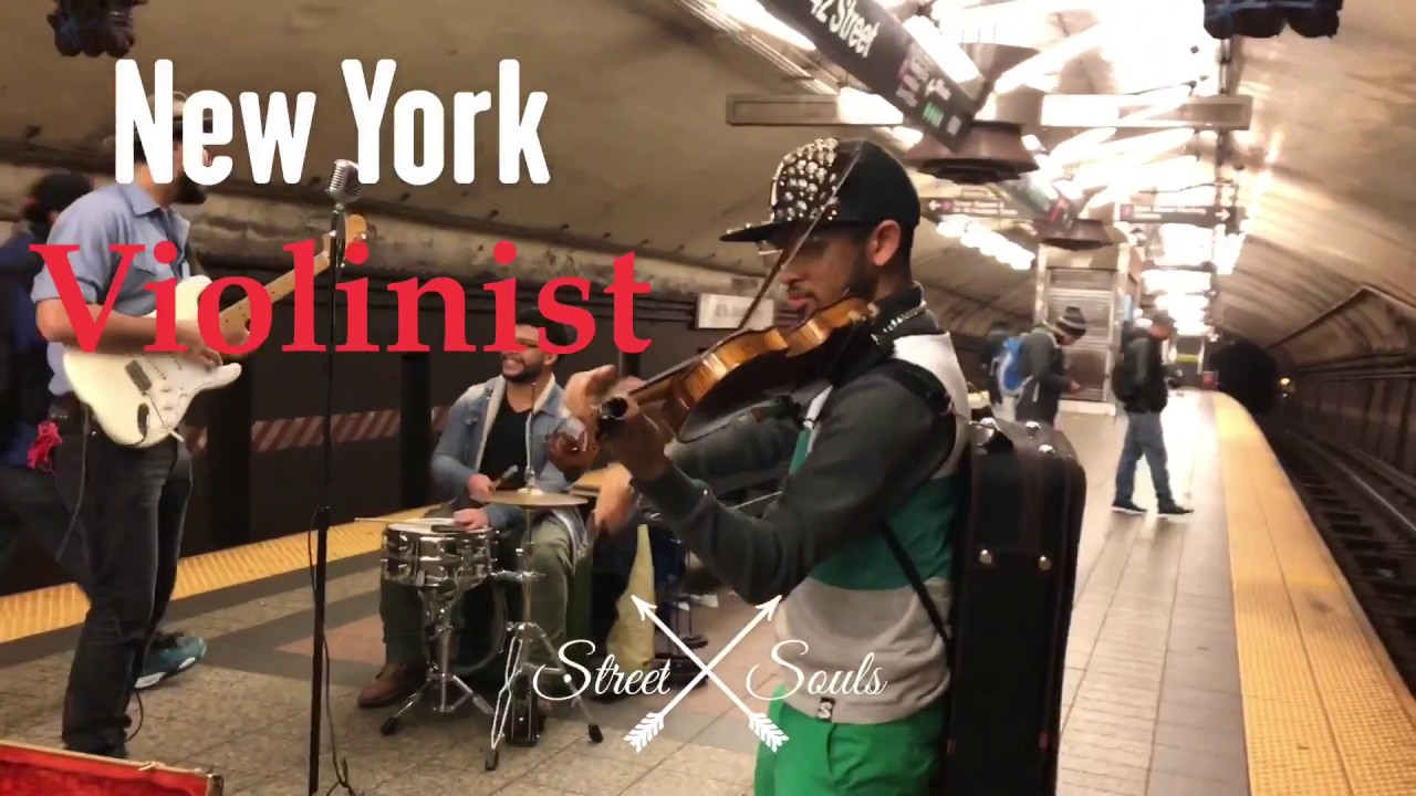 Amazing Hip Hop Violinist in NYC! Street Musician. - YouTube