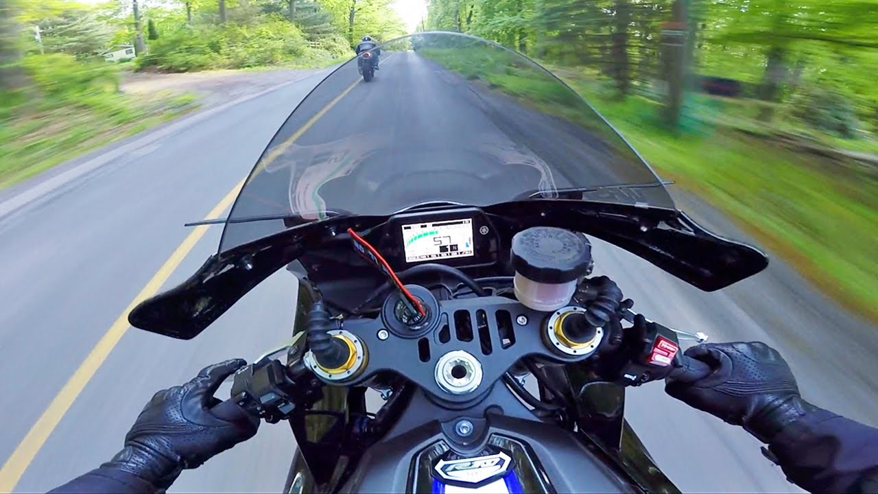 First Ride on Our Heavily Modded Yamaha R1M!!! - YouTube