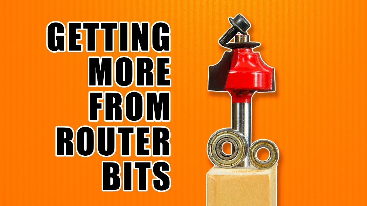 Getting MORE from Your Router Bits / How to Modify a Router Bit with ...