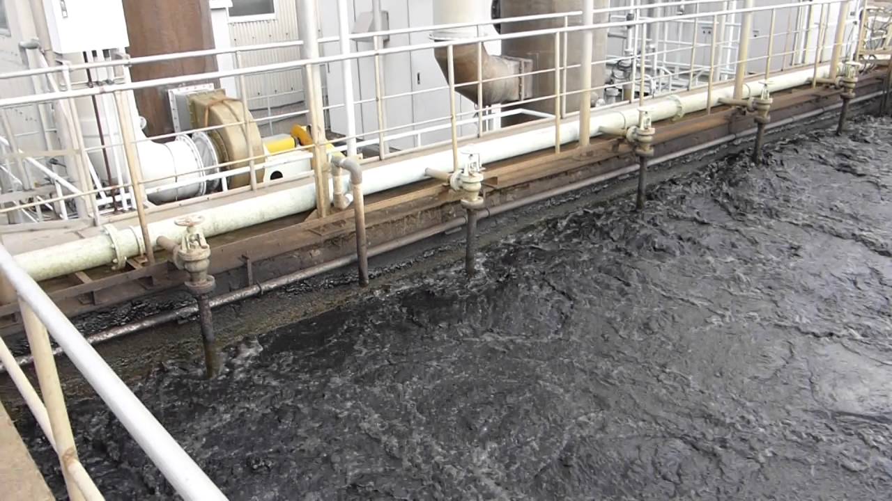 Aeration & Mixing new microbubble aerator/mixers in operation - YouTube