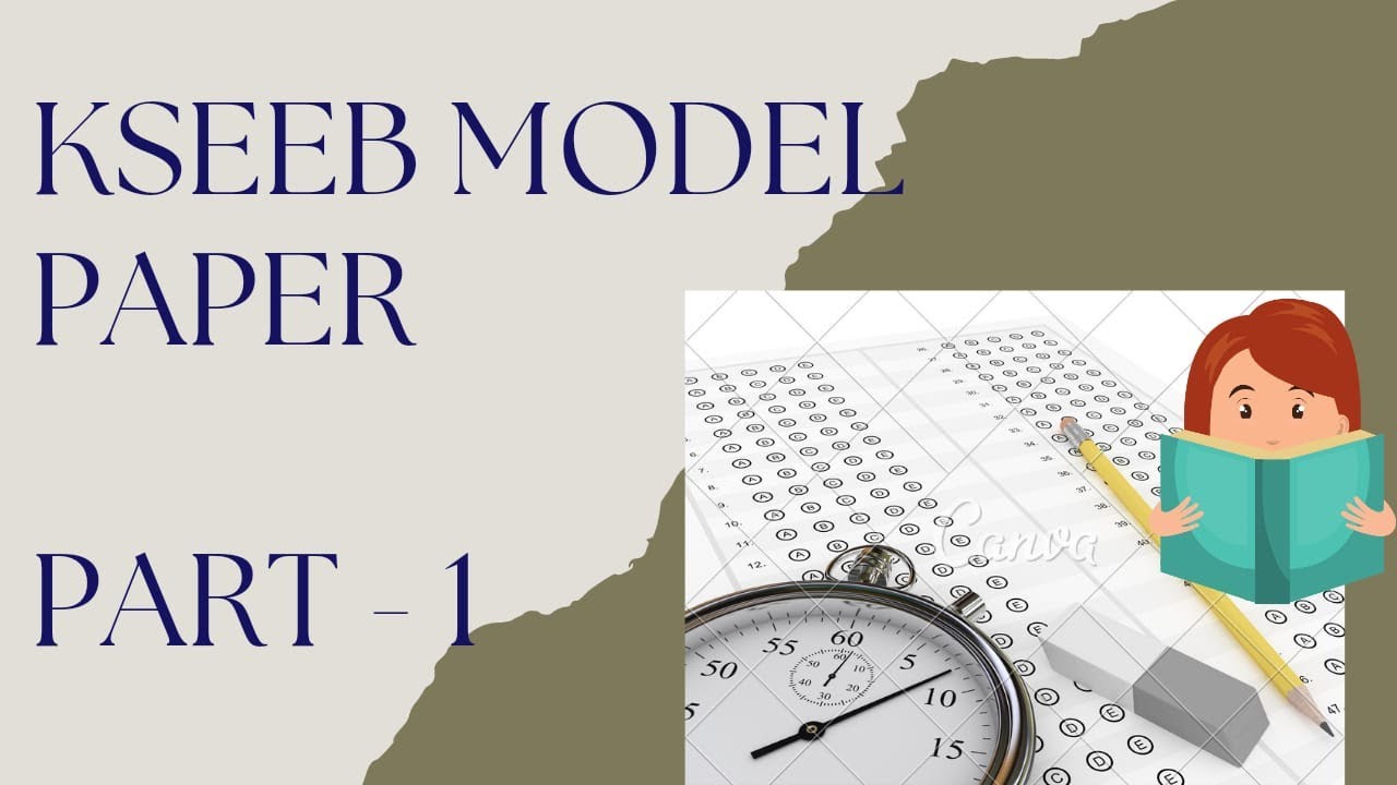KSEEB MATHEMATICS MODEL PAPER 2022- Part 1, 1 Marks and 2 Marks #sslc ...