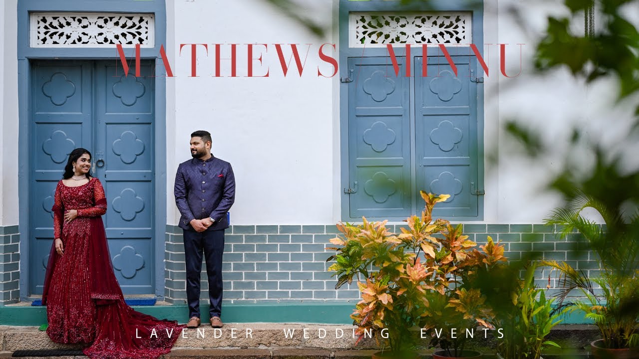 Mathew & Minnu's Beautiful Engagement Highlights | Lavender Wedding ...
