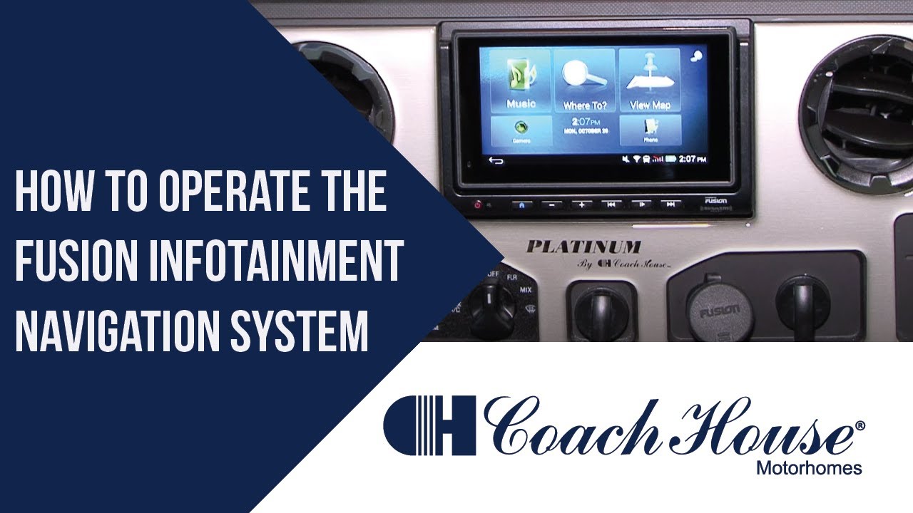 How to Operate the Fusion Infotainment Navigation System | Coach House ...