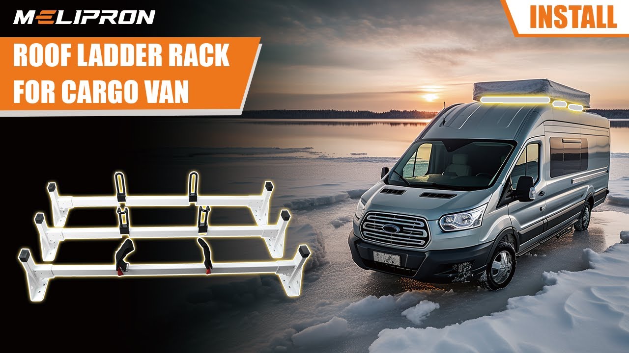 MELIPRON - 54" Roof Ladder Rack for Ford Transit 150 250 350 ...