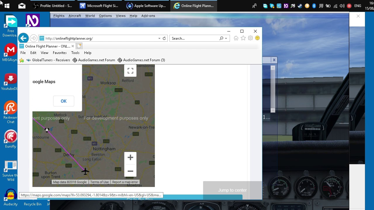 tutorial 3, creating a basic flight plan for use with fsx pilot - YouTube