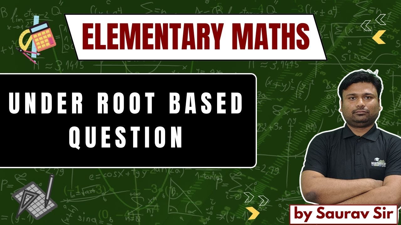 Under Root Based Question I Elementary Maths | CGL | CHSL | CSL | MTS ...
