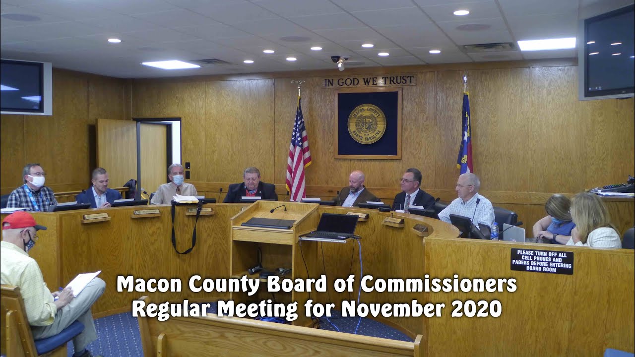 Macon County Board of Commissioners (Nov 2020) - YouTube