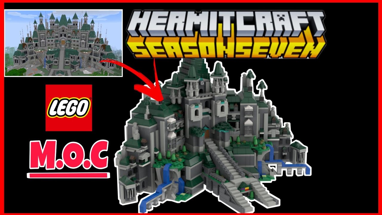 [M.O.C] Lego Hermitcraft VII Grian's Mansion || Background work - YouTube