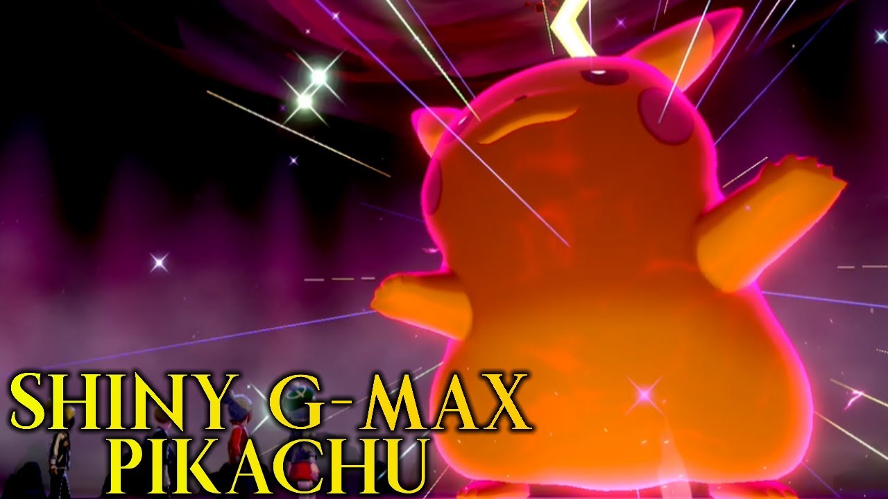 SHINY G-MAX PIKACHU!! MAX RAID BATTLE - Pokémon Sword and Shield - YouTube