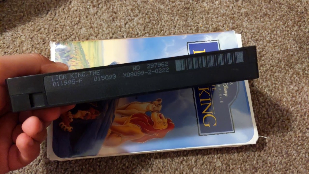 My Walt Disney Clamshell Vhs Collection Part 3 - YouTube
