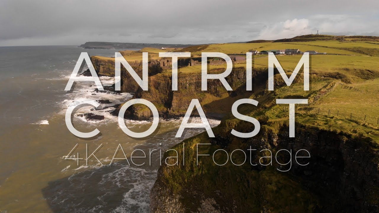 Antrim Coast From Above in 4K | Northern Irish Scenery | Cinematic ...