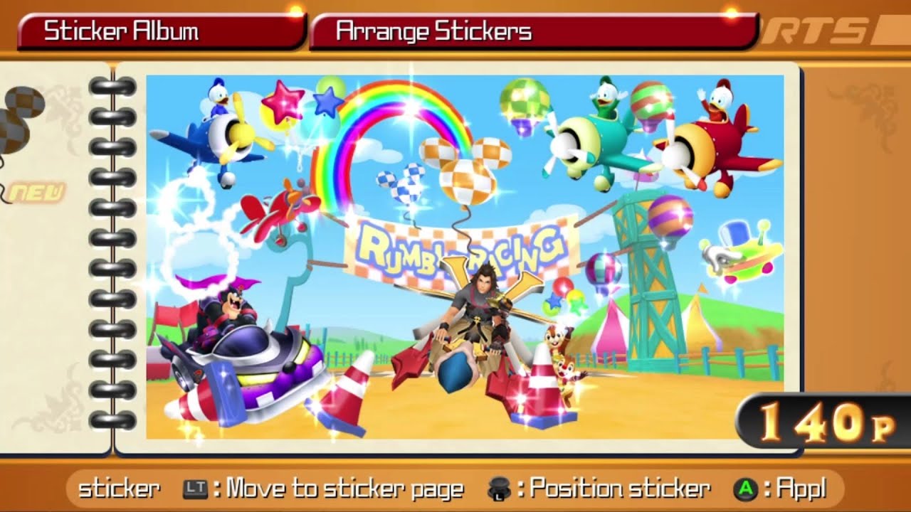 Kingdom Hearts: Birth by Sleep Final Mix Terra All Sticker Collection ...