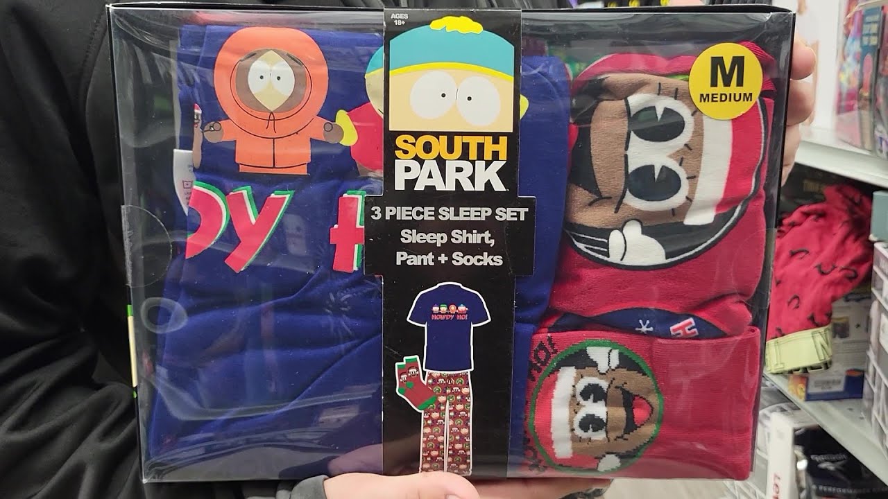 SOUTHPARK CARTOON CHARACTERS SLEEP SET - CARTMAN KYLE KENNY STAN MR ...