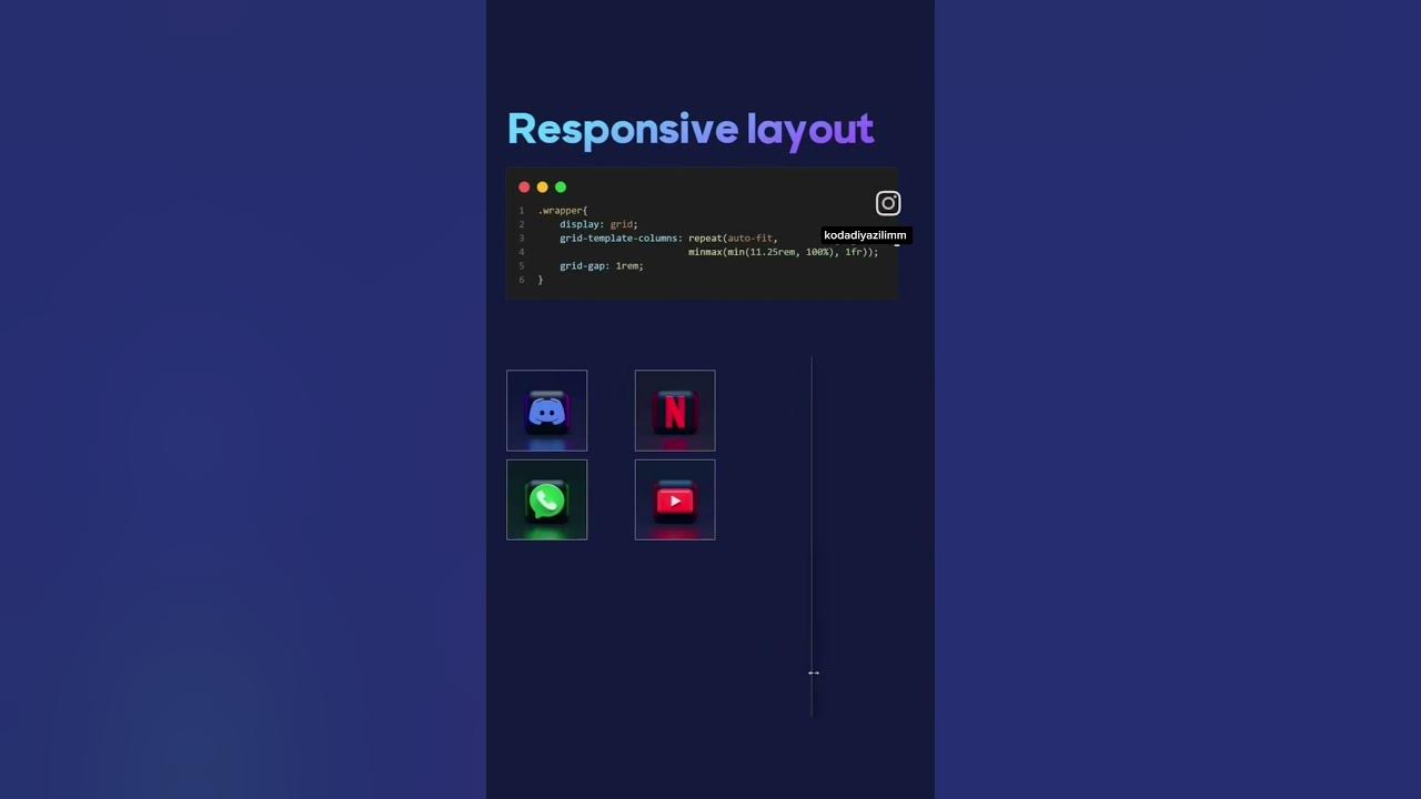 Responsive Layout Html & Css - YouTube