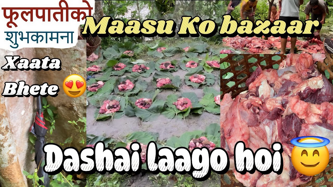 Masu lovers Masu Ko bazaar dashai suru bhayo hoi | dashai vlog ...